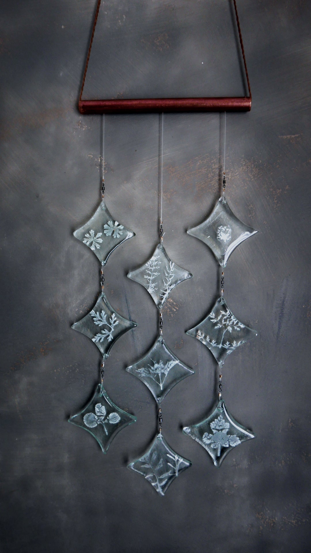 glass suncatcher glass hanging mobile glass wall hanging decor glass s ...